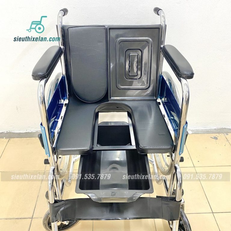 Xe Lăn Lucass X8 - Xe Lăn Có Bô Vệ Sinh Cho Người Già